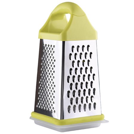 nipocaio Professional Box Grater, Stainless Steel With 4 Sides ...