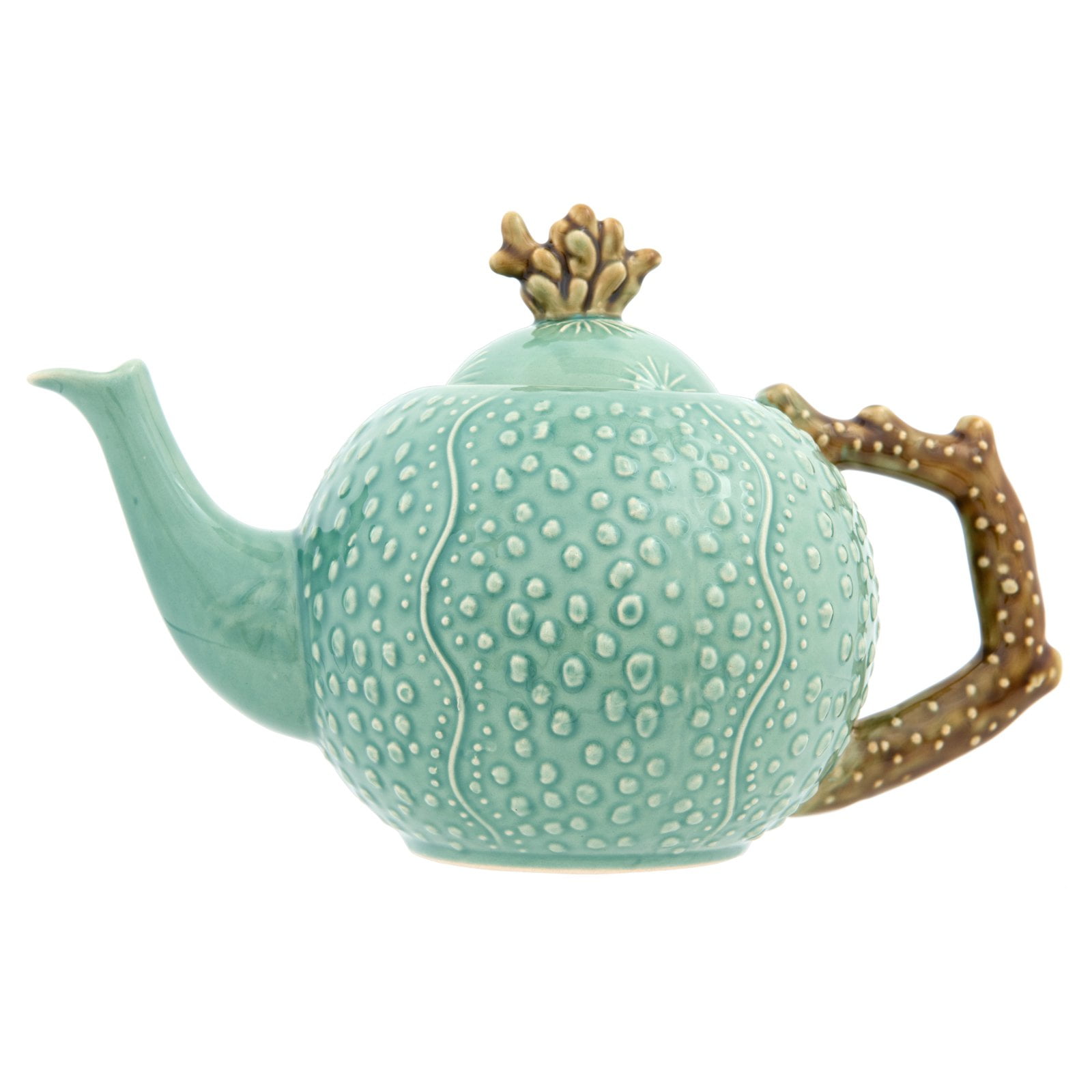 3R Studios Embossed Coral Stoneware Teapot - Walmart.com