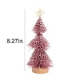Aihimol Artificial Christmas Tree Tiny Pine Tree Snow Pine Trees ...