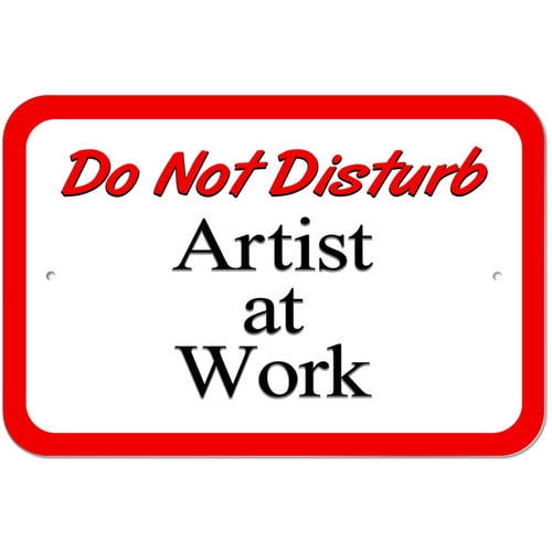 Do Not Disturb Artist at Work Sign - Walmart.com