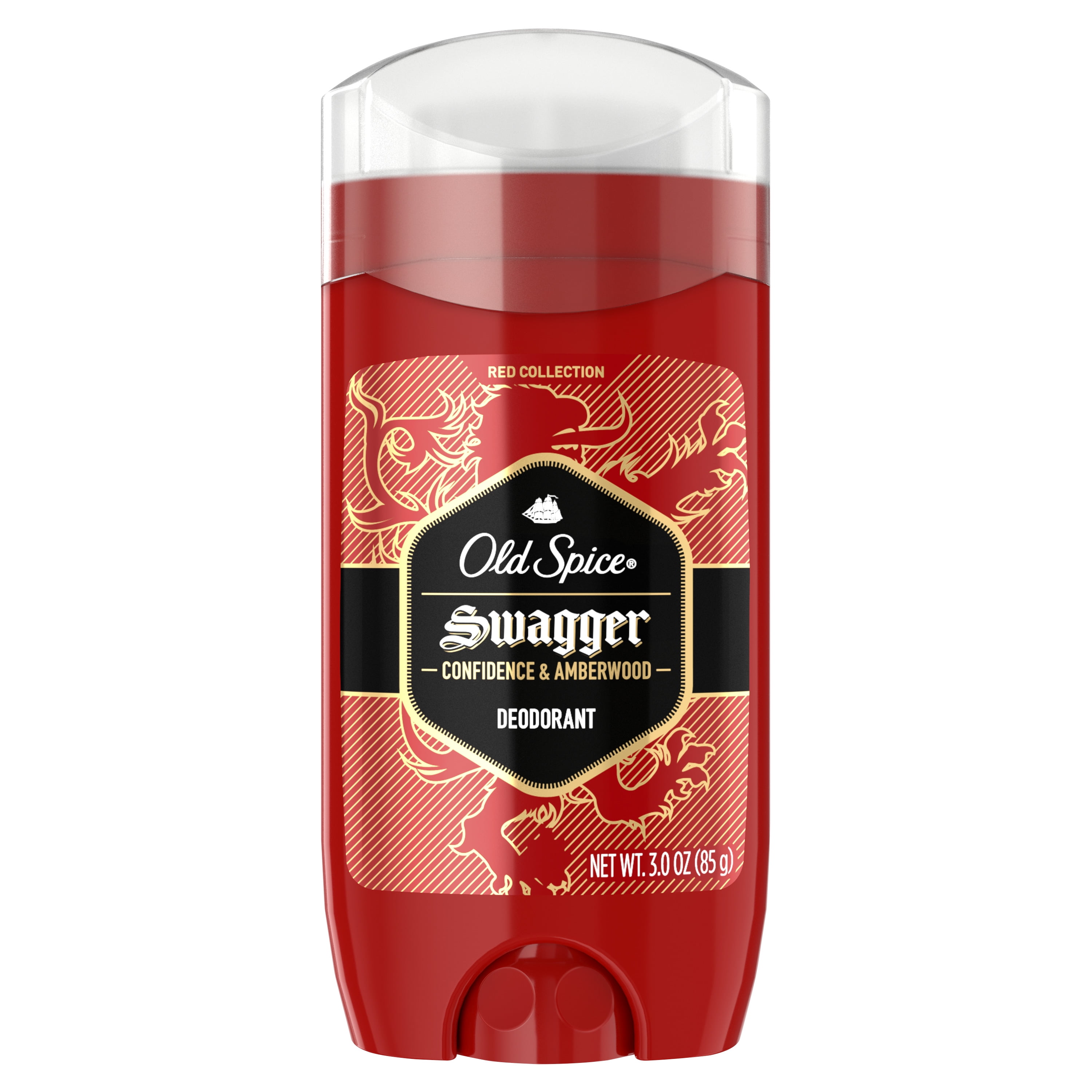 Old Spice Red Collection Swagger Scent Deodorant for Men, 3 oz ...