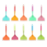MOQIN Silicone Spatulas, 10 inch Small Rubber Spatula Seamless One ...