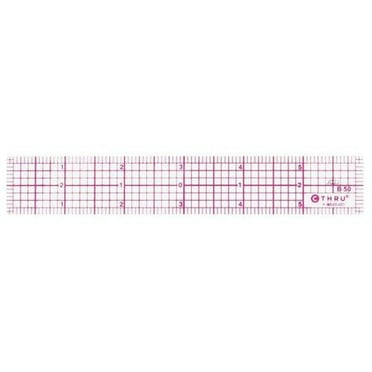 June Tailor Fringe Cut Slotted Ruler -6"X12" - Walmart.com