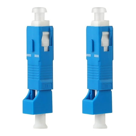 Moocci 2PC LC Female to SC Male Hybrid Flange Singlemode 9/125 SM ...