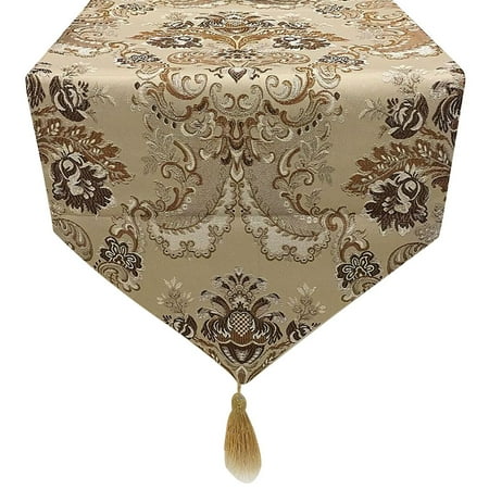 Table Runner Restaurant For Wedding European Style Jacquard Weave ...