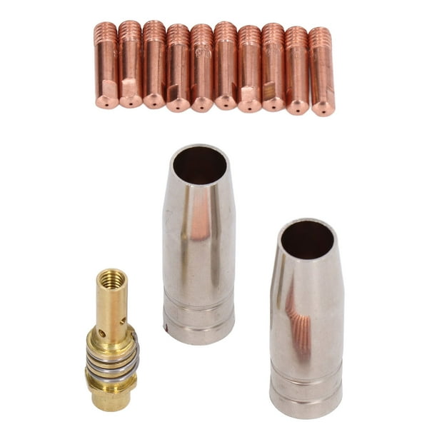 Welding Nozzle, Easy Installation Perfect Fit Copper Contact Tip Conductivity For 15AK MIG MAG ...