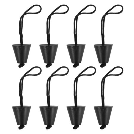 8 Pcs Universal Rubber Canoe Drain Holes Bung with Lanyard Rubber ...