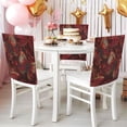 BZSMCE Chair Covers Set Home Decor Seat Back Cover Ruby Wings Pattern ...
