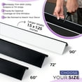 Sleepy Time Tracks Light Blocker for Room Darkening-60" Removable White ...