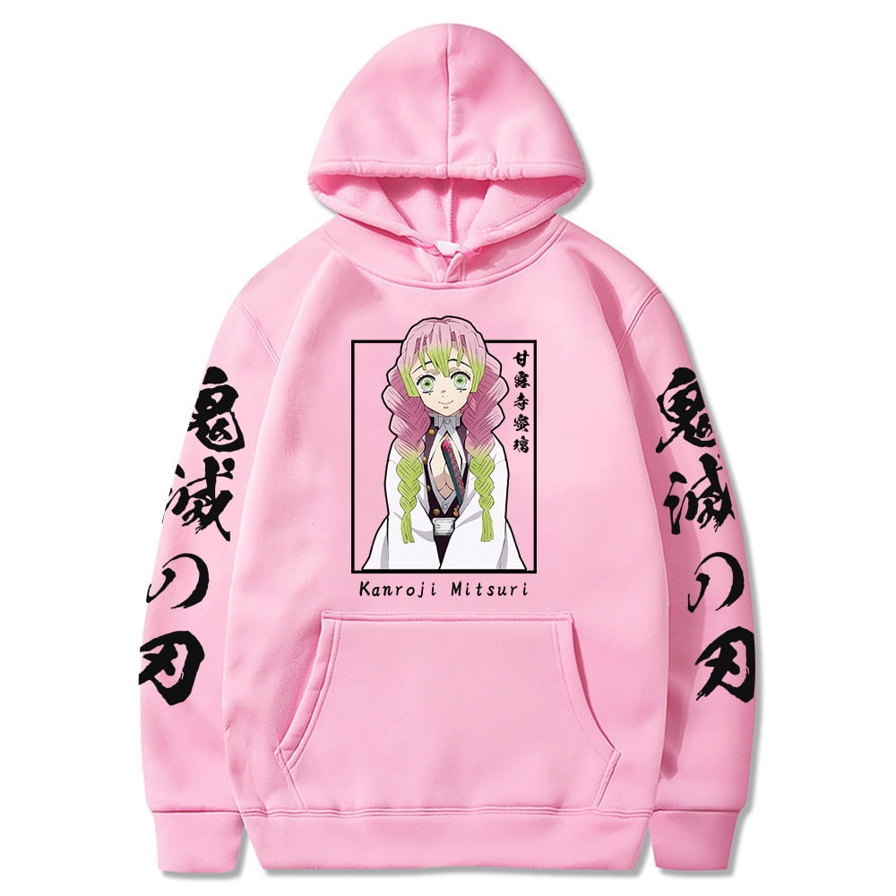 Anime Demon Slayer Hoodie Kanroji Mitsuri Hoodies For Girls Sweatshirts ...