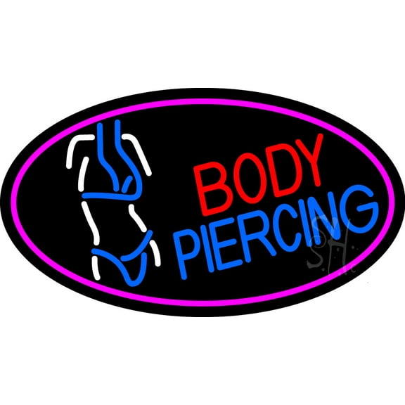 Oval Bridals Formals LED Neon Sign 13 x 24 - inches, Black Square Cut ...