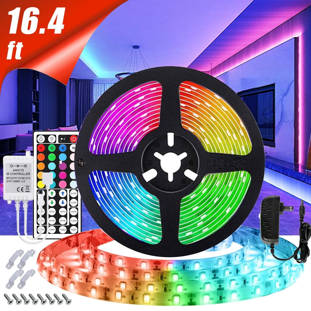 16.4ft RGB Led Lights for Bedroom,Led Strip Lights for Home Lighting ...