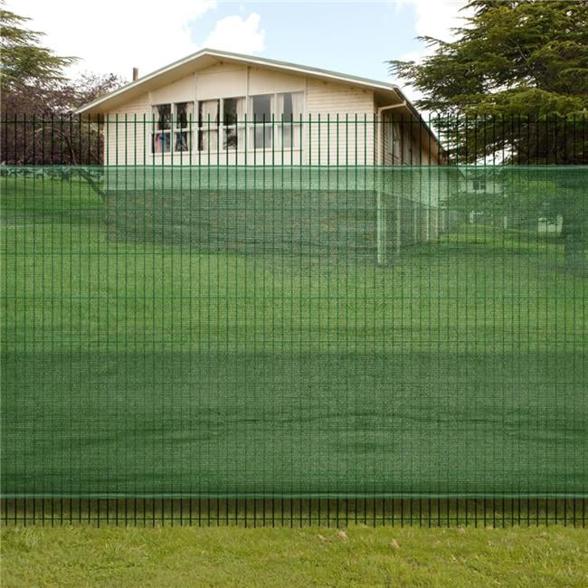 Fence Windscreen-Privacy Mesh Screen & Net, Green - 4 ft. 9 in. x 32 ft ...