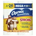 Charmin Essentials Strong Toilet Paper, 6 Mega Rolls - Walmart.com