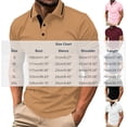 Men's Slim Fit Polo Shirt, Short Sleeve Color Block Casual Quick Dry ...