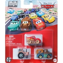 Disney and Pixar Cars Mini Racers 3-Pack, Set of 3 Toy Vehicles from ...