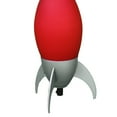 Acrylic Kids Table Lamp, 10.5-Inch Rocket Ship Design Red, Children's ...
