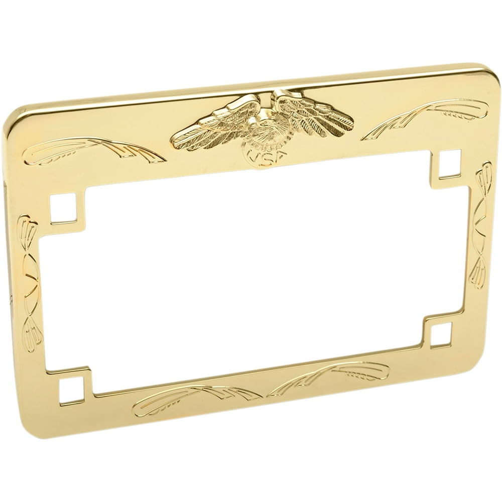 Emgo Eagle License Plate Frame Gold 86-42650 - Walmart.com - Walmart.com