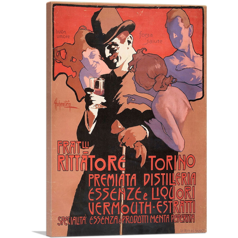 ARTCANVAS Fratelli Rittatore Torino Canvas Art Print by Adolfo ...