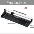 Rotary Paper Trimmer Cutter, A4/A3 Paper Cutter Heavy Duty Rolling ...