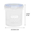 Airtight Plastic Food Storage Can, 34oz Sealed Container for Grains ...