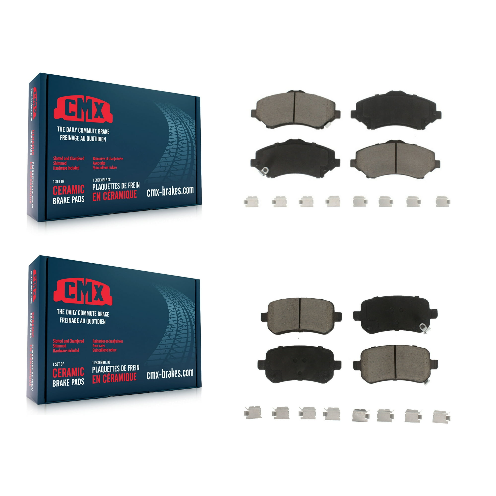 Click here for Cmx Front Rear Ceramic Brake Pads Kit For Car Dodg... prices