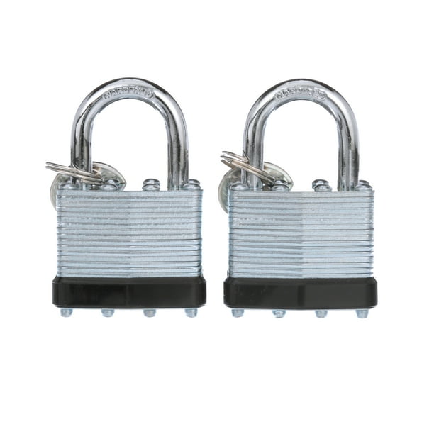 Mountain Security 40mm Laminated Steel Warded Padlock, 2 Pack - Walmart ...