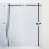 BAZIC Quad-Ruled 4-1" Spiral Notebook, 100 Sheets, 4-Pack - Walmart.com