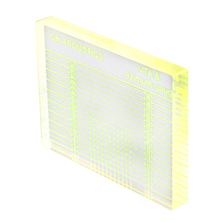 Azimuth VTA Ruler, LP Clear Acrylic, Player, Arm Cartridge, Alignment ...