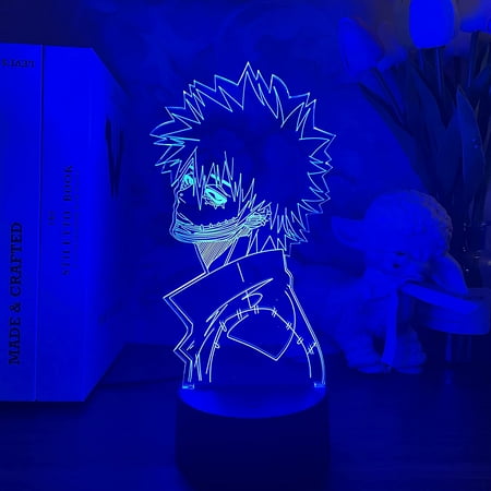 3D Night Light 16 Color Conversion Light Academia DABI LED Anime LAMP ...
