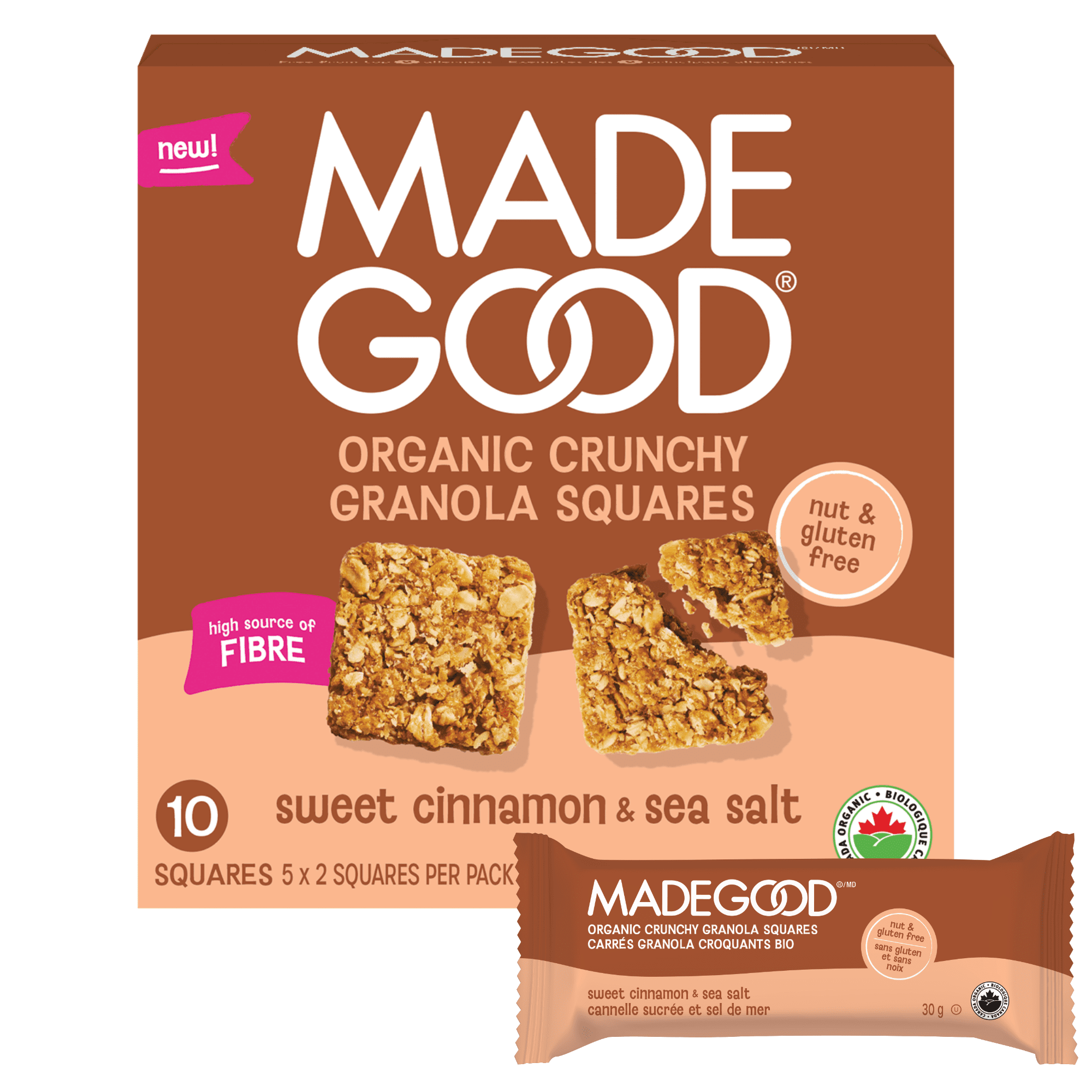 Click here for Madegood Organic Crunchy Granola Squares Sweet Cin... prices