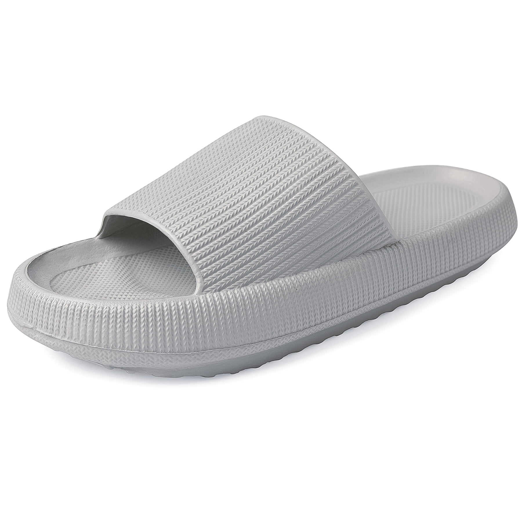 VONMAY Unisex Slides Sandals Soft Thick Sole Non-Slip Pillow Sandals ...