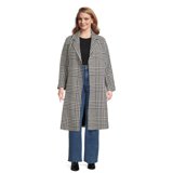 Jason Maxwell women's Plus Long Coat - Winter Jacket - Walmart.com