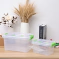 2pcs Portable Storage Box Plastic Household Containers Storage Box for ...