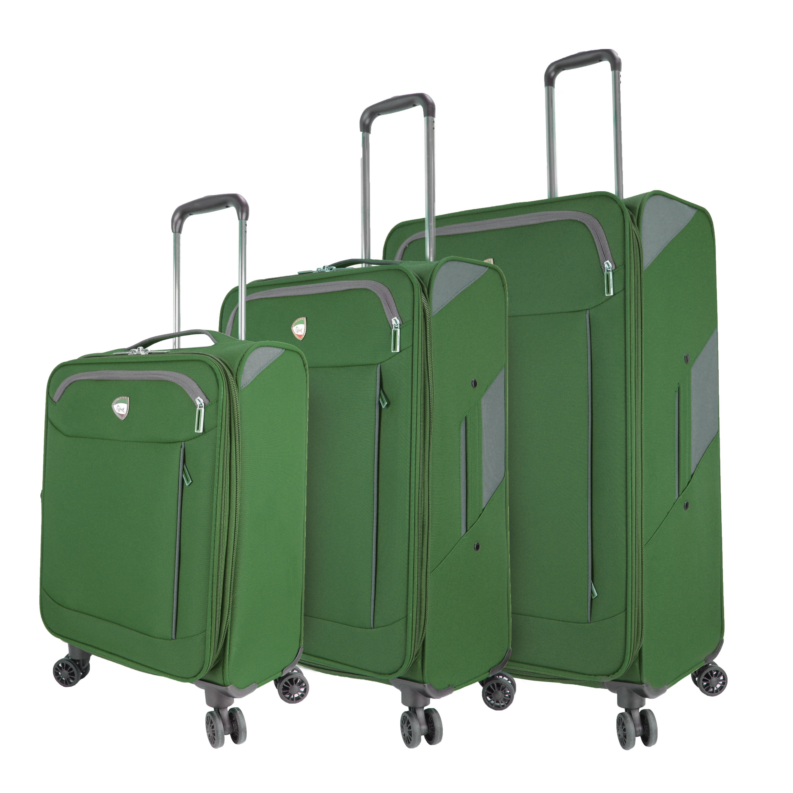 Mia Toro ITALY Marano Softside Spinner 3 Piece Luggage Set - Walmart.com