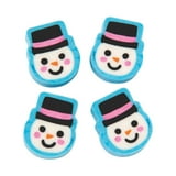 Bulk Snowman Mini Erasers, Stationery, Christmas, 144 Pieces - Walmart.com