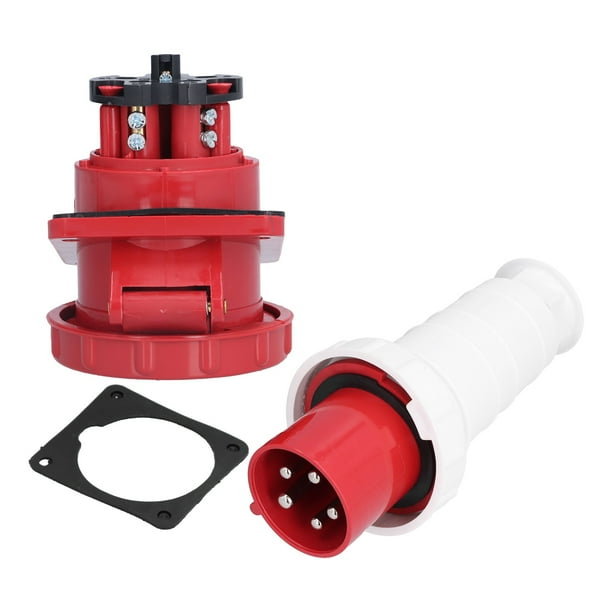 Electrical Connector,Industrial Plug Socket 5 Pin Phase Plug Connector ...