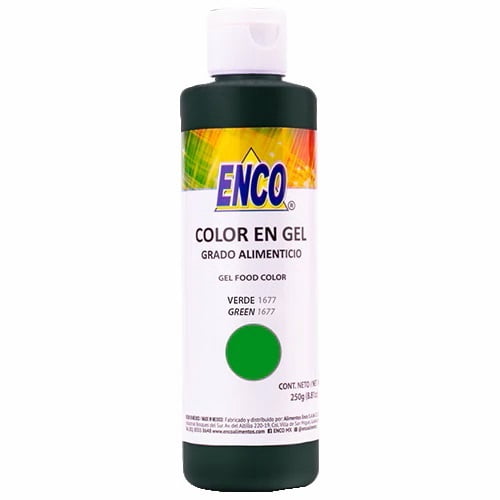 Color Comestible En Gel Verde 250 Grs Enco Enco Verde 250g 1677-250 ...