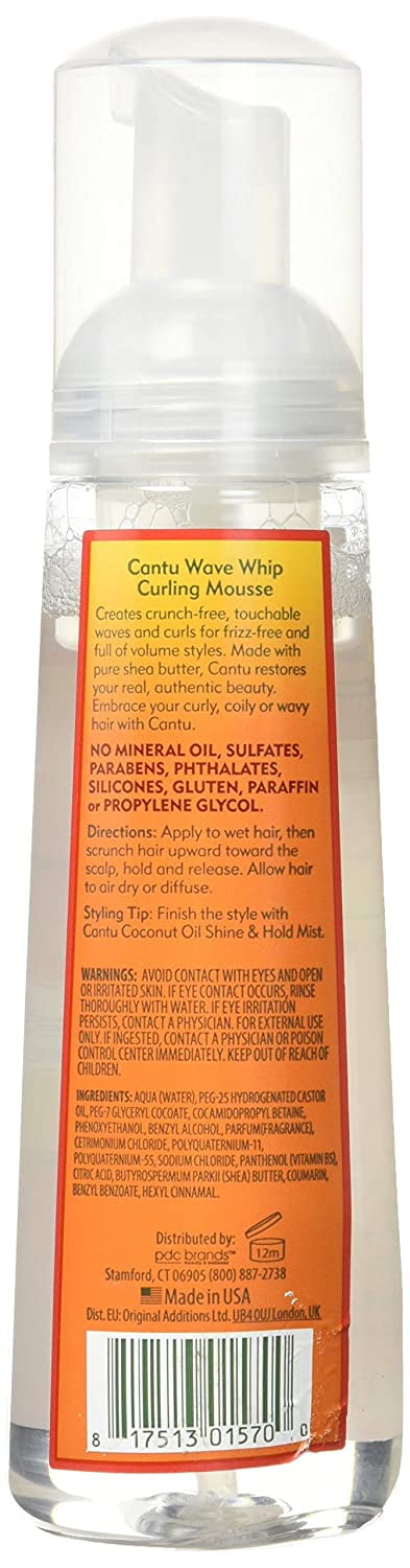 Buy Cantu Natural Hair Wave Whip Curling Mousse 8.4 oz (Pack of 4) Online at Lowest Price in ...