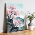 Cherry Blossoms Trees Canvas Wall Art for Living Room, Traditional ...