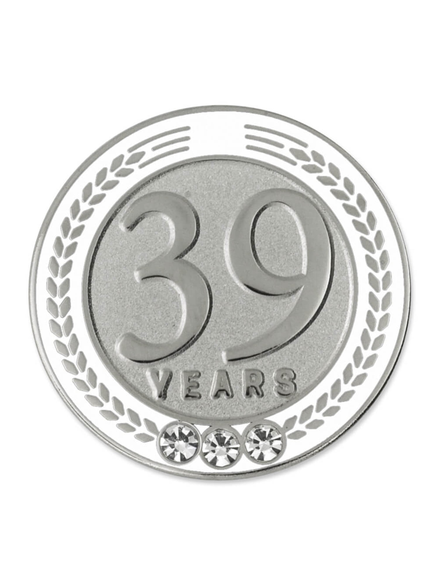 PinMart's 39 Years of Service Award Employee Recognition Gift Lapel Pin ...