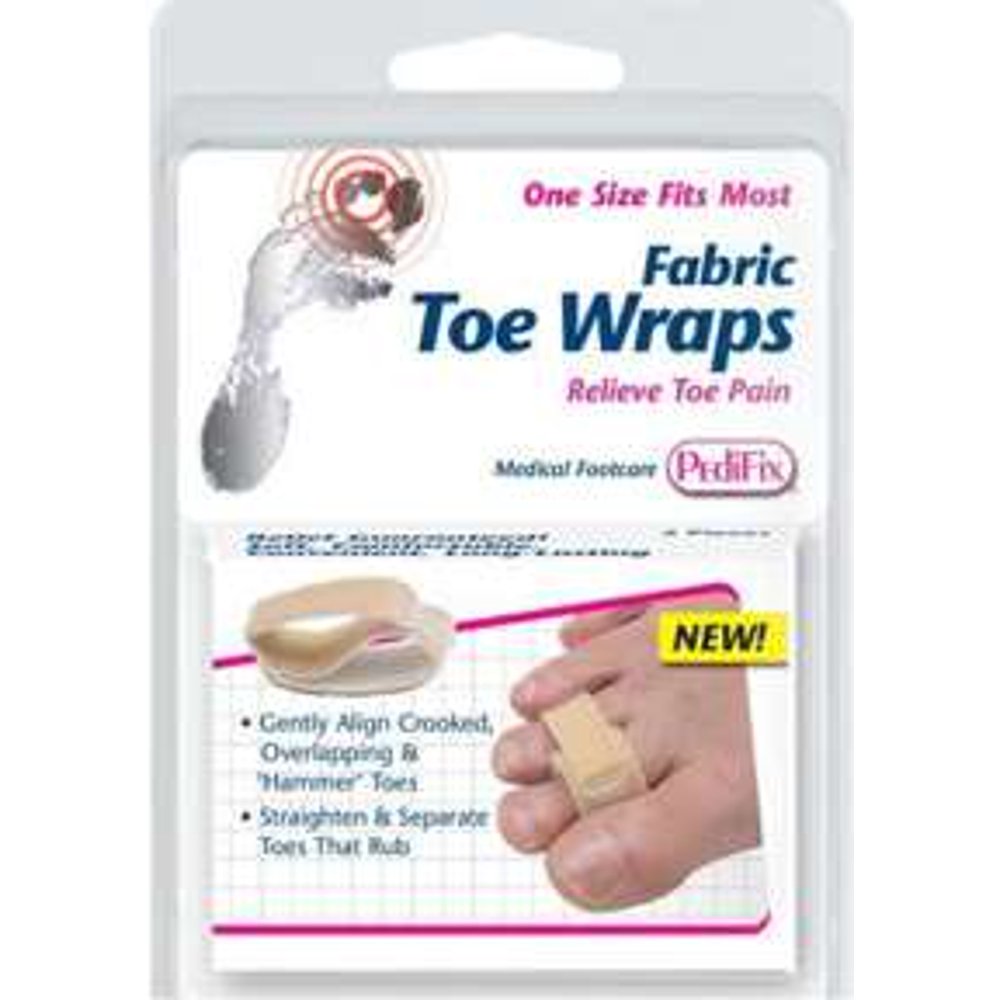 PEDIFIX Fabric Hammer Toe Wraps Crooked Pain Strap Separator 2/PK ...