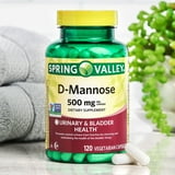 Spring Valley D-Mannose Urinary Tract Support Dietary Supplement, 500 ...