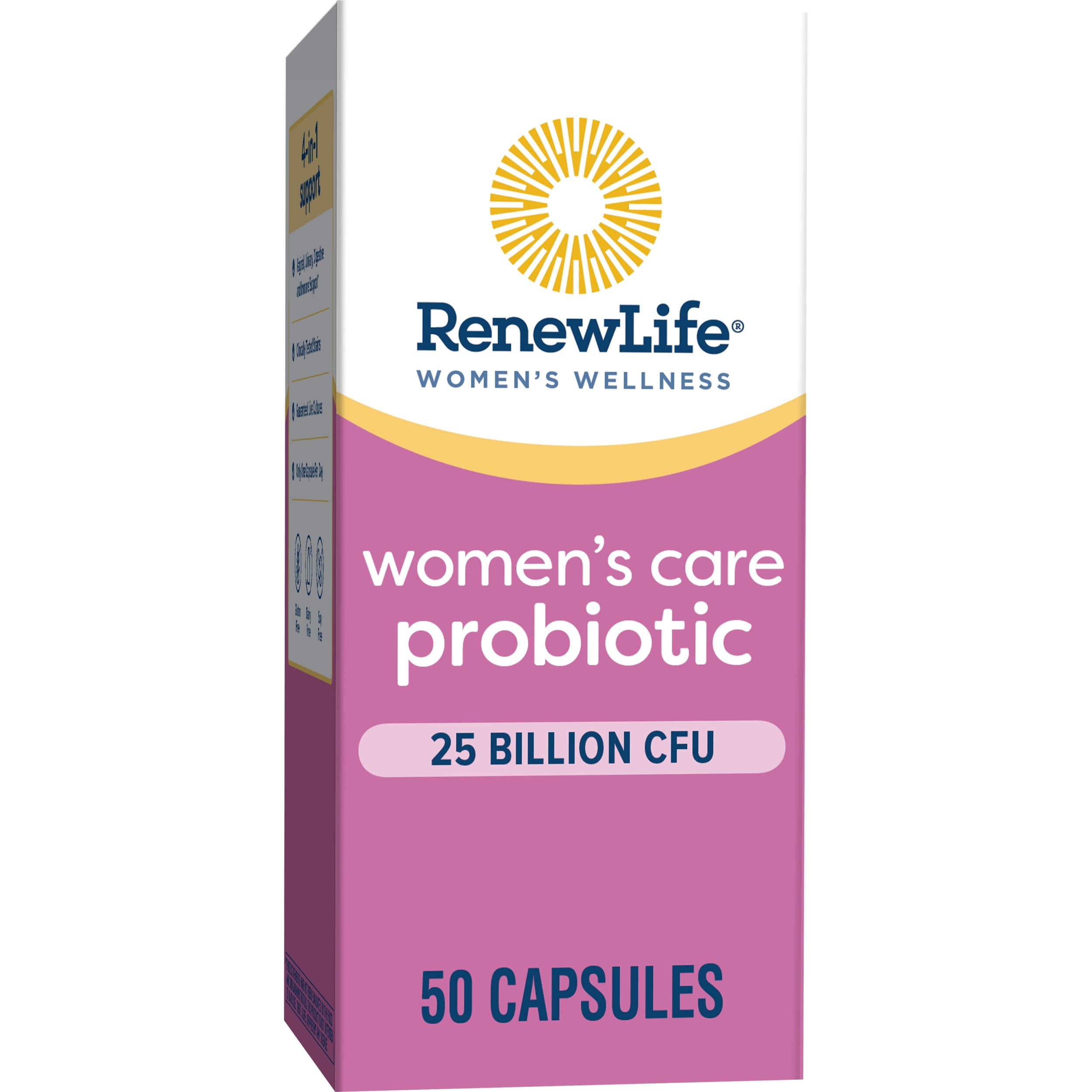 Renew Life Womens Wellness Womens Care Probiotic 25 Billion Cfu Per
