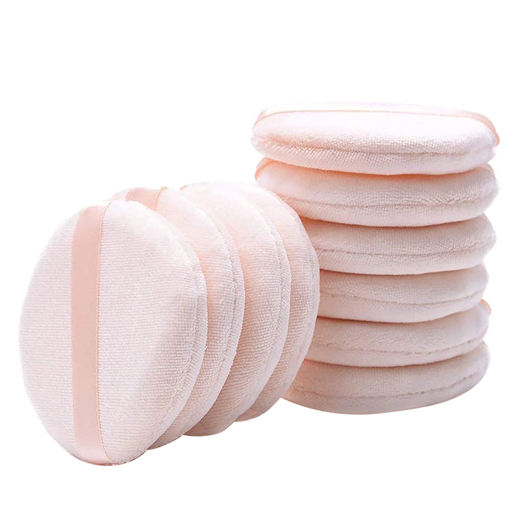 Buy TONKBEEY Pure Cotton Powder Puff 3.15 inch Normal Size with Strap ...
