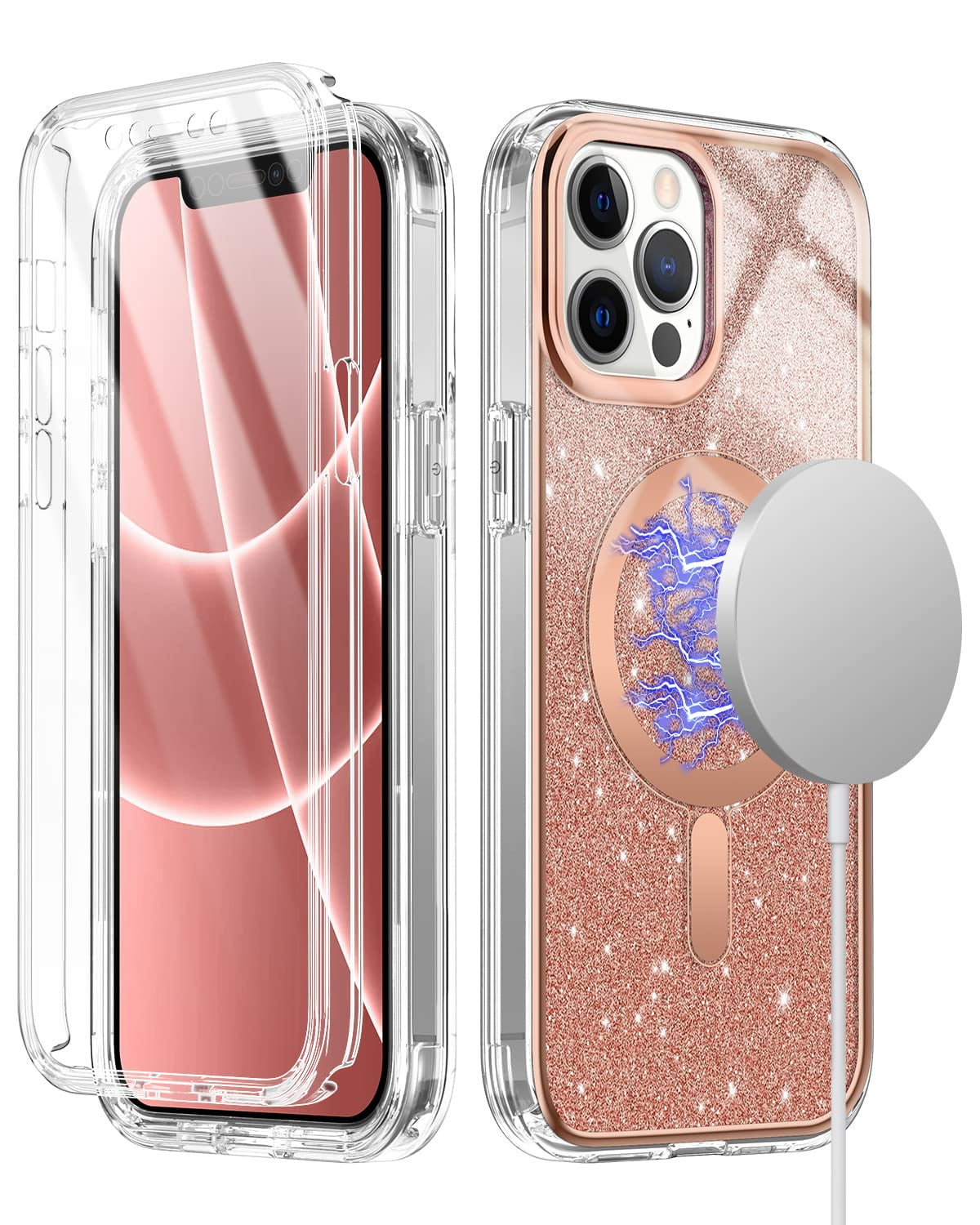 Petocase for iPhone 12 Pro Max Case Compatible with MagSafe,with Screen ...