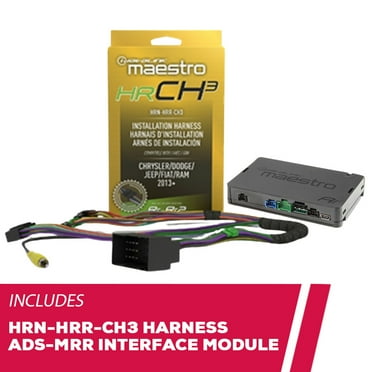 New Maestro ADS-MRR Radio Replacement Interface Module With HRN-RR-HK1 Adapter - Walmart.com