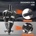 Step Drill Bit, 12 Sizes from 1/4" to /8", Step Bit with 2 Spiral ...