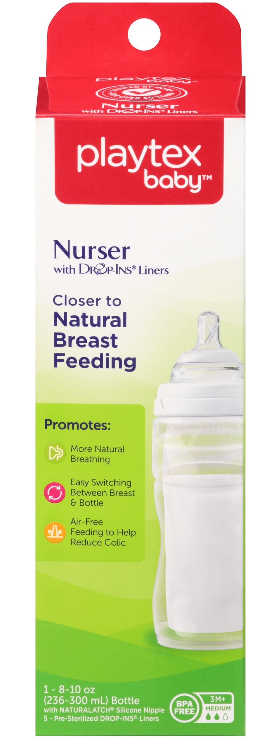 Playtex Baby Drop-Ins Premium Nurser - 8 - 10 Ounce | Walmart Canada