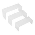 Clear Acrylic Display Risers, 3-Tier Risers Stands Showcase for Dessert ...